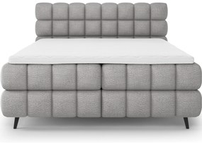 Eltap Čalouněná postel Sabeno s úložným prostorem Materiál a barva potahu: Calmora 04 - světle šedá, Rozměr: 160x200