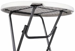 Garthen BISTRO 38402 Párty stolek skládací vč. elastického potahu 80 x 80 x 110 cm