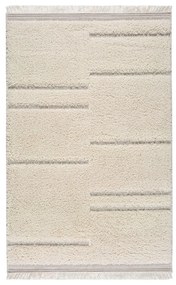 Béžový koberec Universal Kai Stripe, 155 x 235 cm