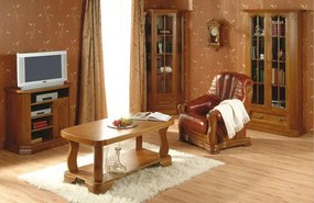 Casarredo - Komfort nábytek Komoda s barem LEWIS masiv | barva: moření 01 bílá