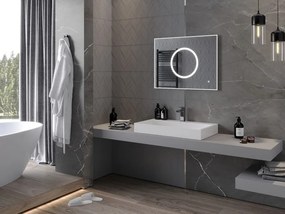 Mexen Koga podsvícené koupelnové zrcadlo 80 x 60 cm, LED 6000K, proti mlze - 9821-080-060-611-00
