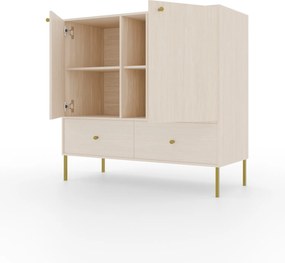 ADRK Furniture Komoda 2D 2S 2P Tili ADRK-CHES-TIL-2D-2S-2P-BS