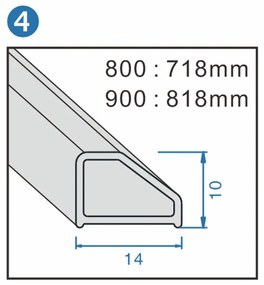 BPS-koupelny Čtvercový sprchový kout HYD-SK08B 80x80 černý/transparent + vanička HYD-OSV-ST02A černá