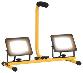 LED reflektor s rukojetí 2 x 30 W teplé bílé světlo 149645