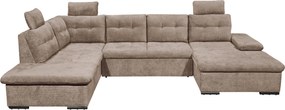 XXXLutz SEDACÍ SOUPRAVA, textil, šedohnědá Livetastic - Sedací soupravy - 002220057610