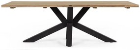 BIZZOTTO Zahradní jídelní stůl RAMSEY 240x100cm černé nohy 0804457