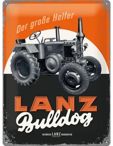 Postershop Plechová cedule - LANZ Bulldog 40x30 cm