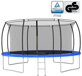 vidaXL Marketos Trampolína s příslušenstvím kulatá 460x80 cm 150 kg