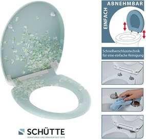 Eisl Sanitär WC prkénko Duroplast Soft Close Flower in The Wind 82381