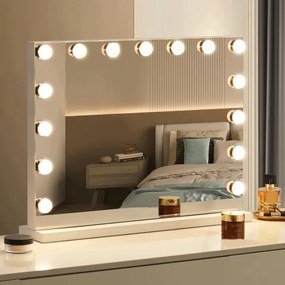 LED kosmetické zrcadlo Hollywood 58 × 46 cm