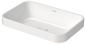 Duravit Happy D.2 Plus - Umyvadlová mísa broušená, 60x40 cm, bílá, 2359600000