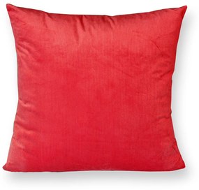 GADEO dekorační povlak na polštář VELVET červená Rozměr: 30x30 cm