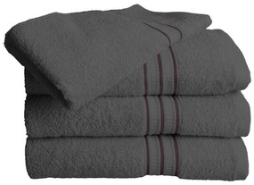 Froté ručník Stella, tmavě šedý , 50x100 cm