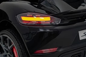 Elektrické autíčko Porsche Spyder RS ​​718 MP4 černé