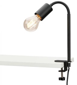 Lampa Briloner  se šroubovatelnou svorkou - E27 Barva: Černá