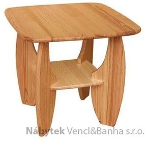 dřevěný konferenční stolek Saporo z masivního dřeva borovice drewfilip 24
