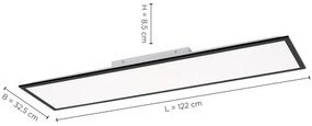 Leuchten Direkt 14757-18- LED Stmívatelný přisazený panel FLAT LED/36W/230V + DO