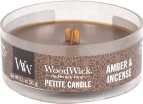 WoodWick vonná svíčka Petite Amber & Incense