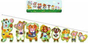 DJECO Puzzle Velcí a malí na farmě / 16 dílků