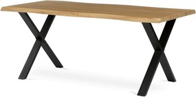 Jídelní stůl HT-F4318 GREY, mdf, šedý dub (180 x 90) cm hnědá