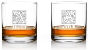 Dekorant Sklenice na whisky s monogramem Blank 410 ml 2KS
