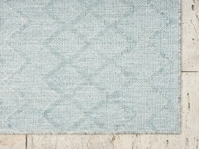 My Flair, Kusový koberec Illusio grey – na ven i na doma, 80x150, modrá, chodba / předsíň