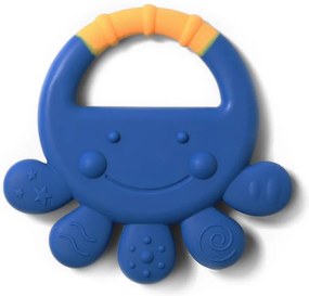 BABYONO Kousátko silikonová chobotnice Vicky modrá 6m+