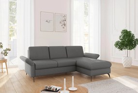 XXXLutz ROHOVÁ SEDAČKA, textil, tmavě šedá Sit & More - Sedací soupravy - 00014401615H