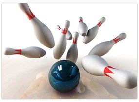 Obraz - Bowling (70x50 cm)