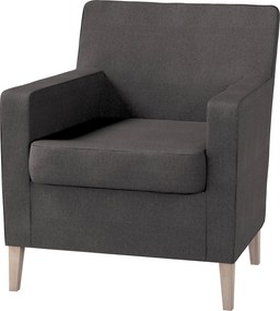Potah na křeslo IKEA Karlstad barva šedá látka pletený vzor