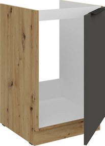 ARIA pa | dolní skříňka 50 ZL 1F dřezová | 50 cm | ANTI FINGERPRINT povrch | artisan/šedá grafit