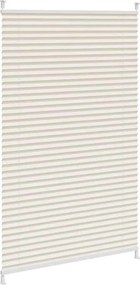 Plisovaná roleta 70 x 150 cm krémová 240631