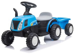 Mamido Dětský elektrický traktor Swift s přívěsem modrý