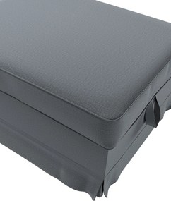 Potah na podnožku Ektorp Bromma barva šedá látka sametová