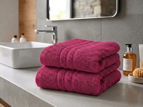 Ručník Comfort 50 x 100 cm purpurový, 100% bavlna