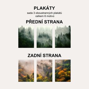Sada oboustranných plakátů Příroda | 3 x A3 | DP3351459