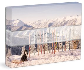 Galison Puzzle Zimní prázdniny 500 dílků