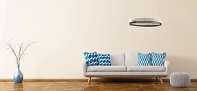 Toolight Toolight, LED závěsné svítidlo 60cm APP1192-CP, černá-zlatá, OSW-40023