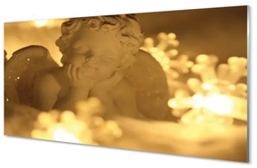 Obraz na skle Ležící anděl světla 140x70 cm
