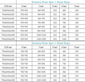 Mexen Pretoria sprchový kout 80x60cm, 6mm sklo, chromový profil-čiré sklo, 852-080-060-01-00