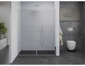 Mexen Pretoria Duo otočné sprchové dveře 150 cm, Průhledné, Chromovaná - 852-150-000-02-00