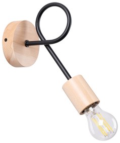 Sollux Lighting Nástěnné svítidlo EMBER černé