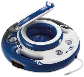 Plovoucí lednička do bazénu INTEX 56822 s průměrem 89 cm pro letní oslavy a relaxaci