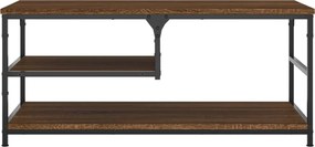 vidaXL Konferenční stolek 90 x 49 x 40 cm kompozitní dřevo [835313] Barva: kouřový dub