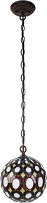 Závěsné svítidlo Tiffany Gulia - Ø 20*116 cm E14/max 1*25W