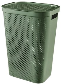 Prádelní koš Infinity 60l recycled 245809 zelená Curver