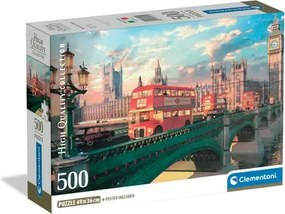 CLEMENTONI Puzzle Londýn - Westminsterský most / 500 dílků / od 18 let