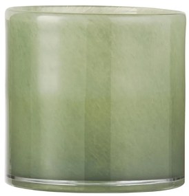 IB LAURSEN Skleněný obal na květináč Venecia Green 12 cm, zelená barva, sklo