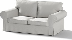 Potah na pohovku IKEA  Ektorp 2-místná, nerozkládací barva šedá látka pletený vzor
