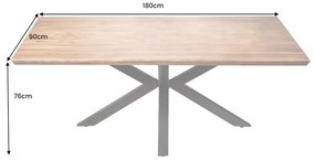 Massive home | Jídelní stůl GALAXIE II 180cm sheeshamové dřevo